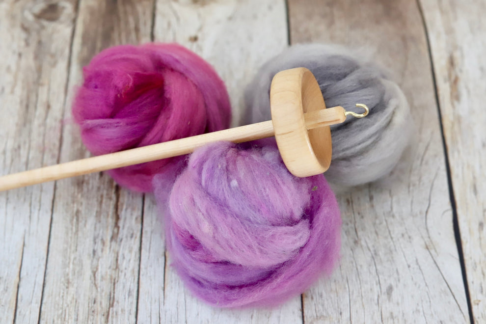 Drop Spindle Kit - Romney – Cedar Hill Fiber Farm