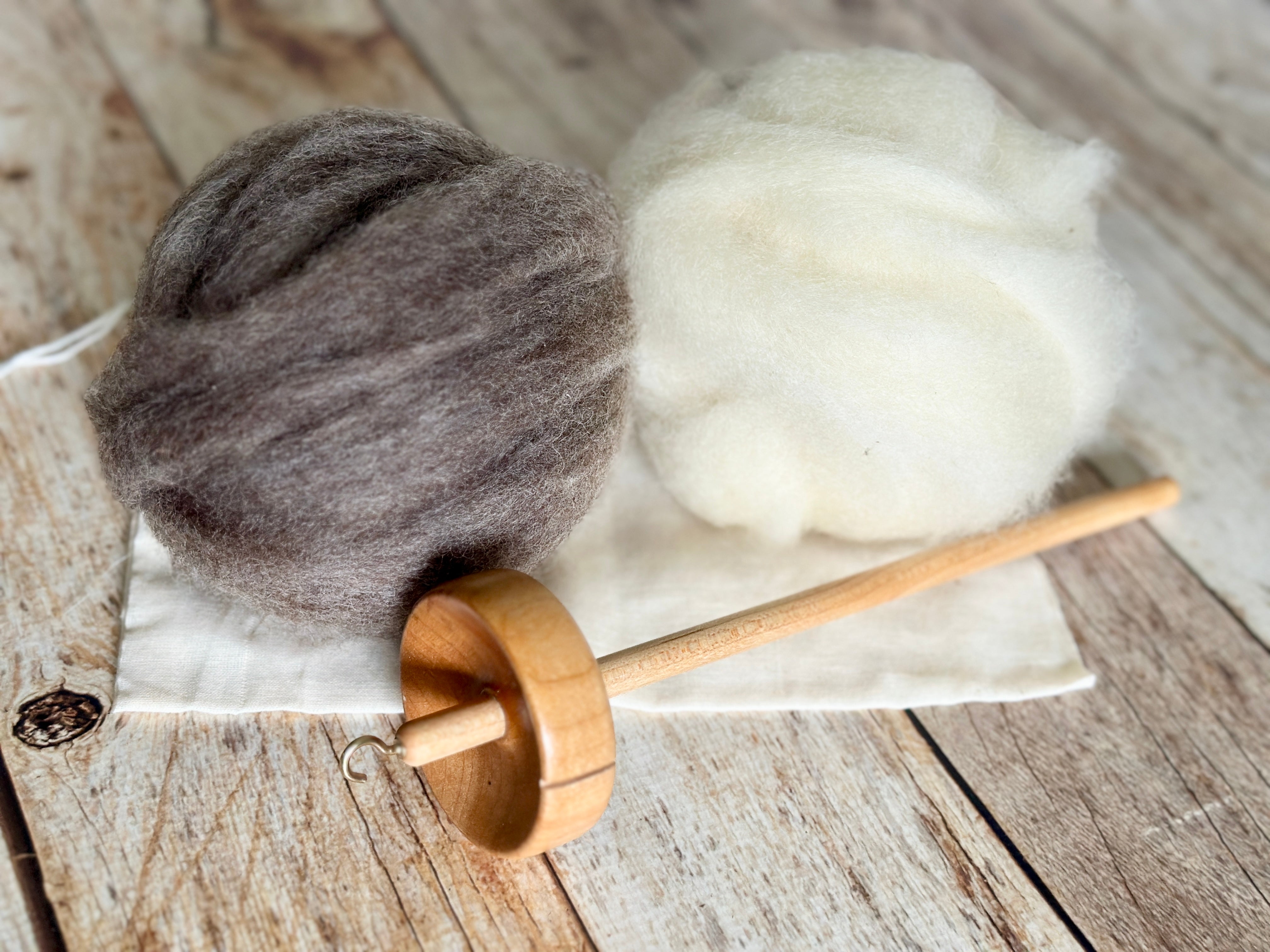 Drop Spindle Kit - Romney – Cedar Hill Fiber Farm
